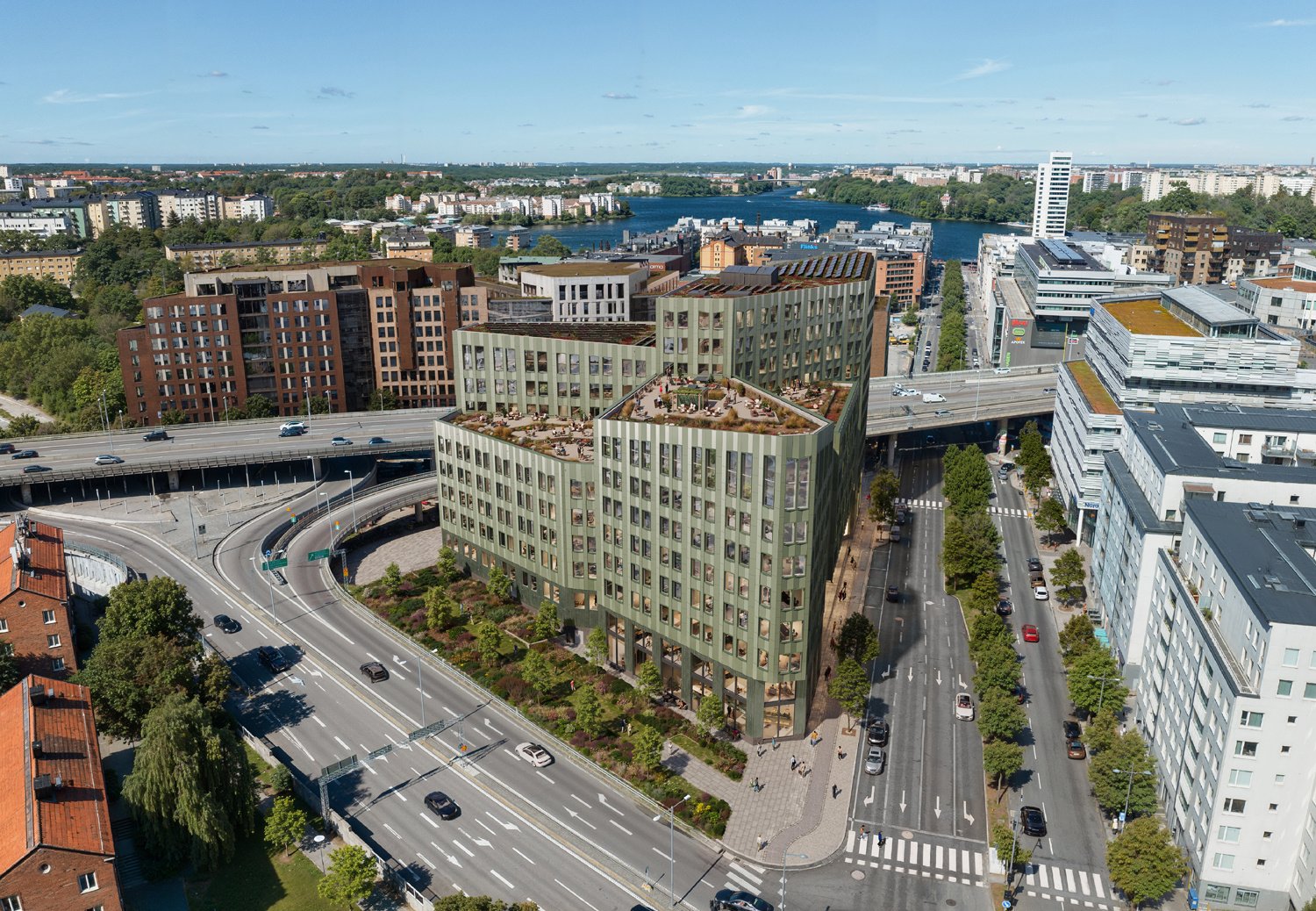 Skanska flyttar huvudkontoret till det nya gröna kontorshuset Olivin